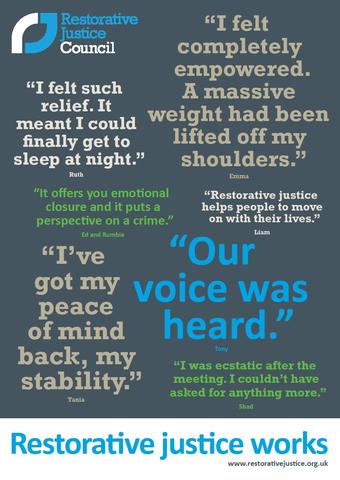 Show your support for International Restorative Justice Week with free posters!